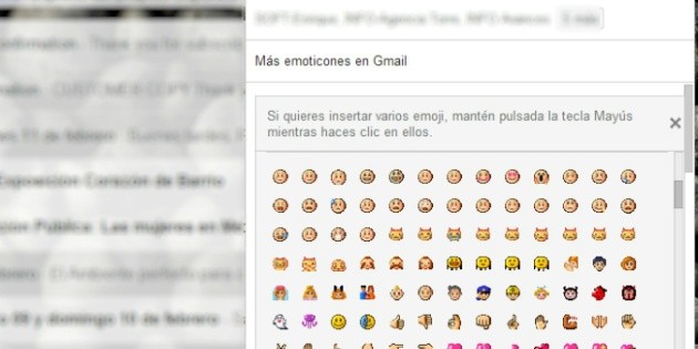 Más emoticones en Gmail | El Informador