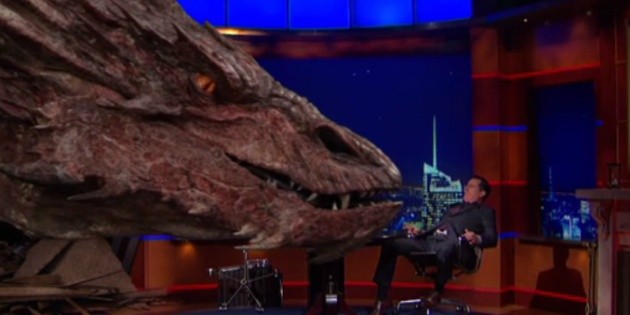 Stephen Colbert entrevista a Smaug de 'El Hobbit' | El Informador