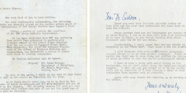Subastan carta en la que Ian Fleming anticipó una historia actual del ...