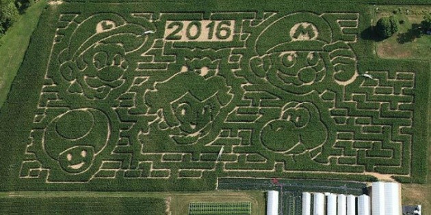 Crean laberinto de 'Super Mario Bros.' en granja de Nueva York | El ...