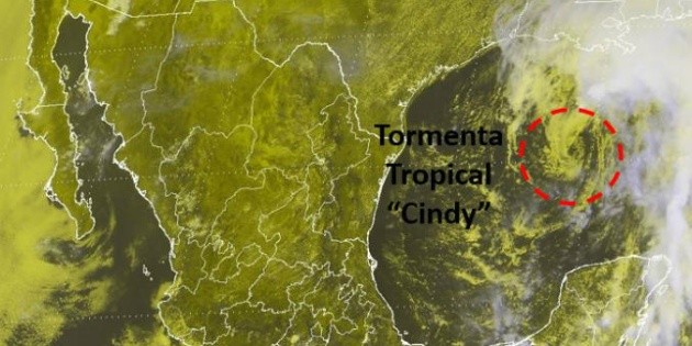 Nace tormenta tropical 'Cindy' en el Golfo de México | El Informador