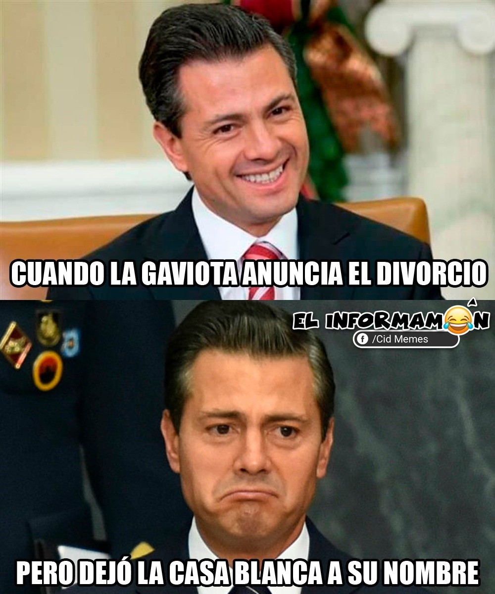Los memes del divorcio entre Peña Nieto y "La Gaviota" | El Informador