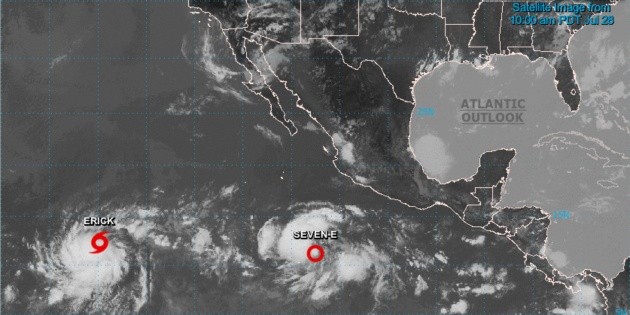 Nace tormenta tropical ''Erick'' en el Pacífico | El Informador