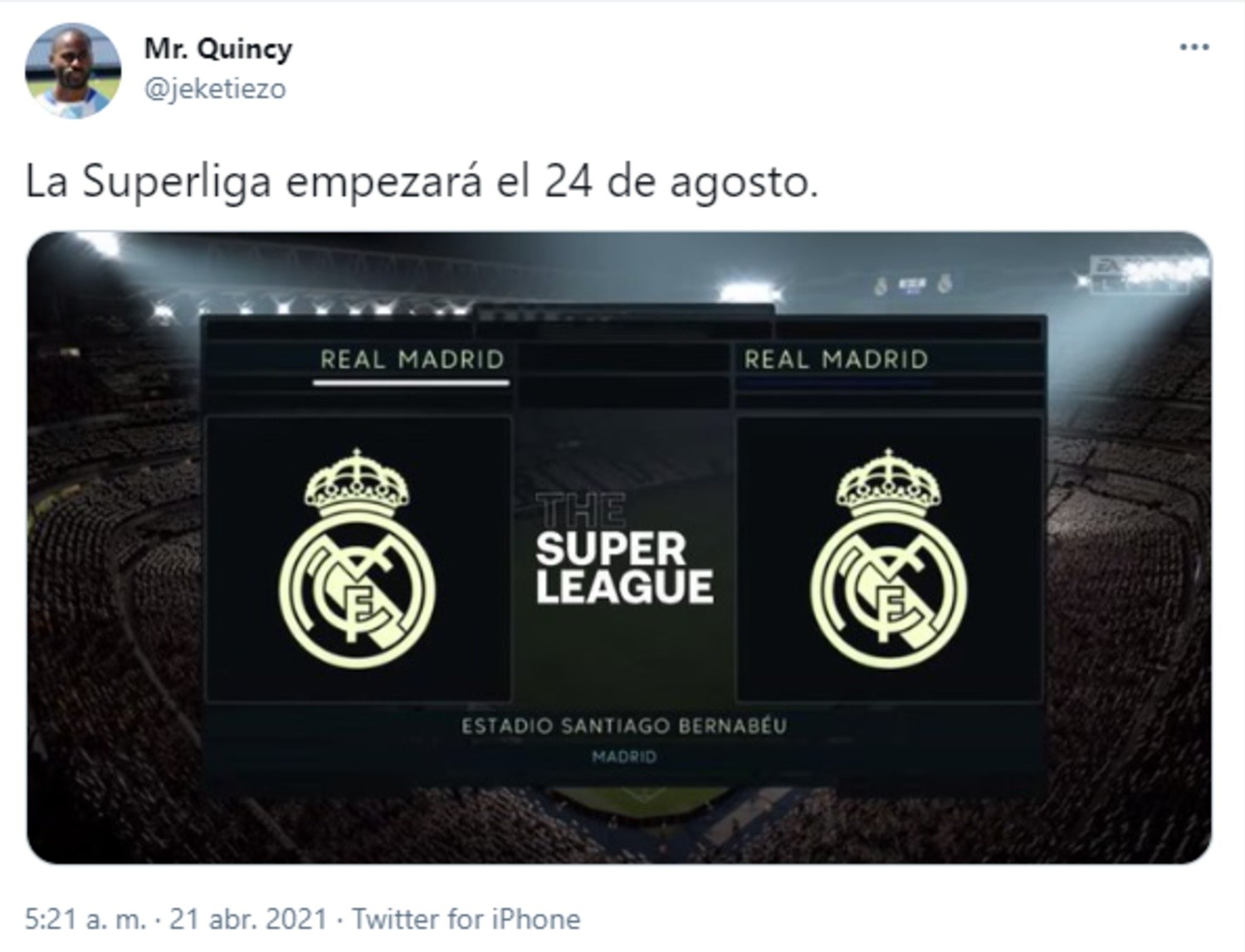 Superliga Europea: Los memes que ha dejado el torneo de futbol | El ...