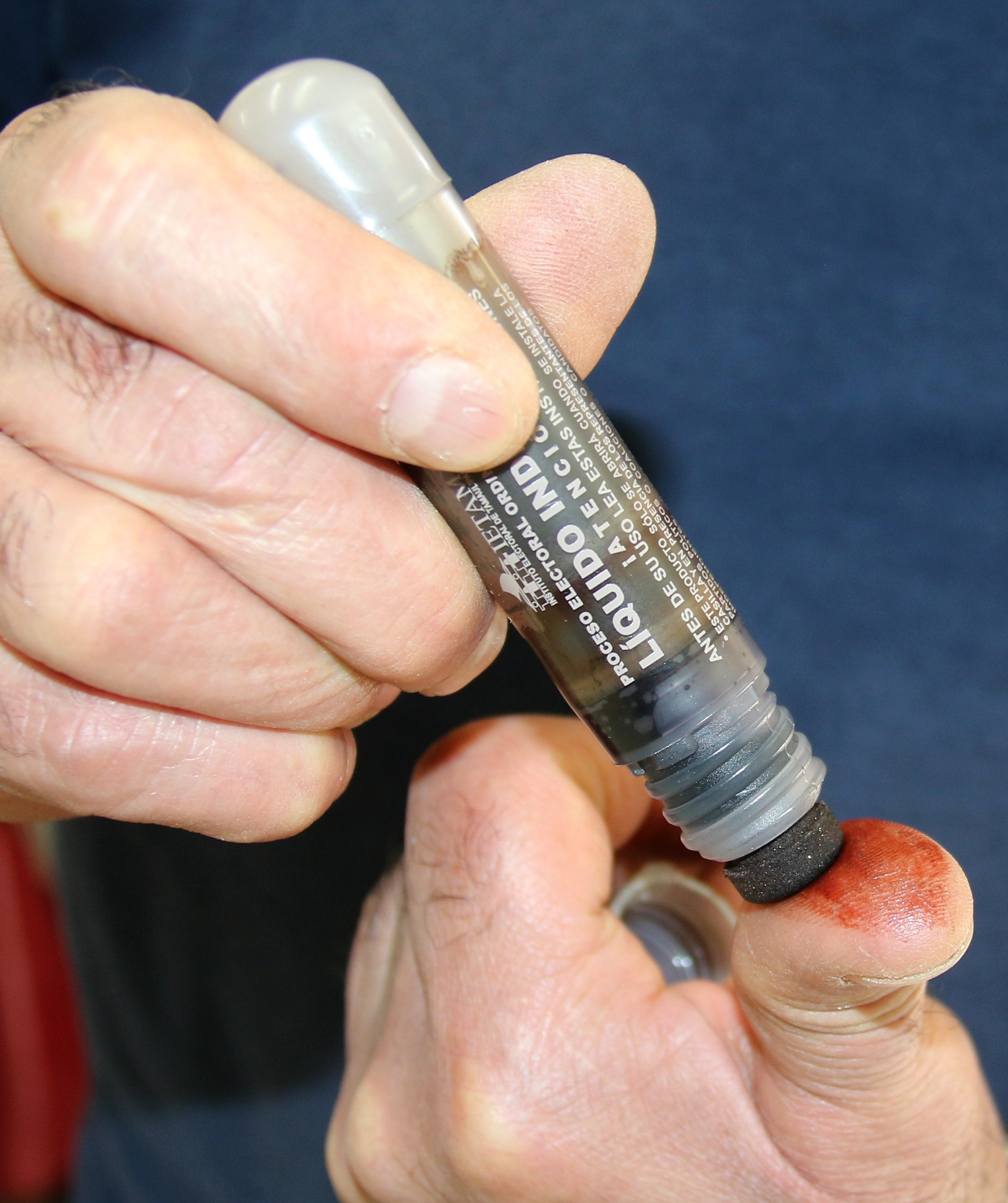 Elecciones 2021: Así es la tinta indeleble que no transmite COVID | El ...