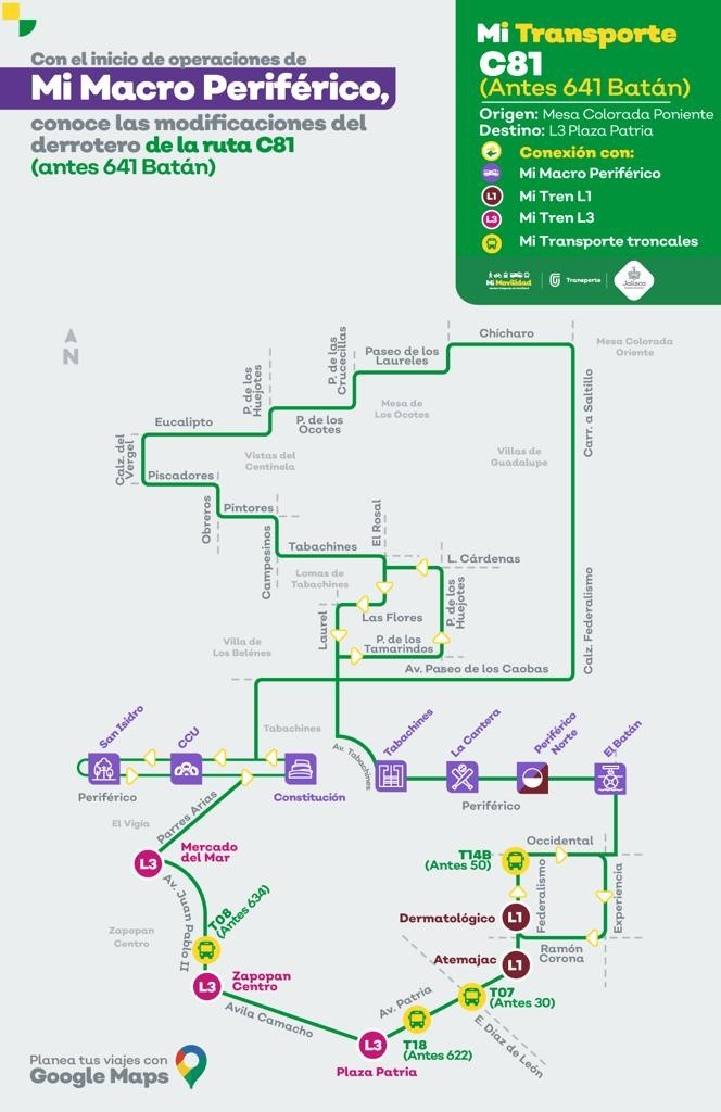 Mi Macro Periférico: Por Peribús, modificarán 6 rutas en la ZMG: conoce ...