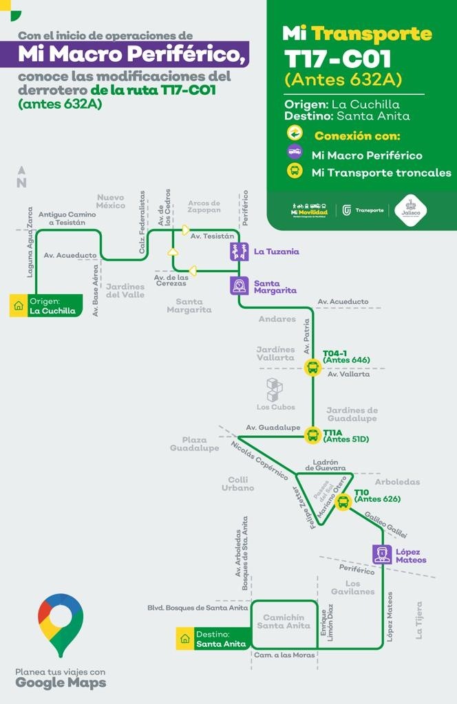 Mi Macro Periférico: Por Peribús, modificarán 6 rutas en la ZMG: conoce ...