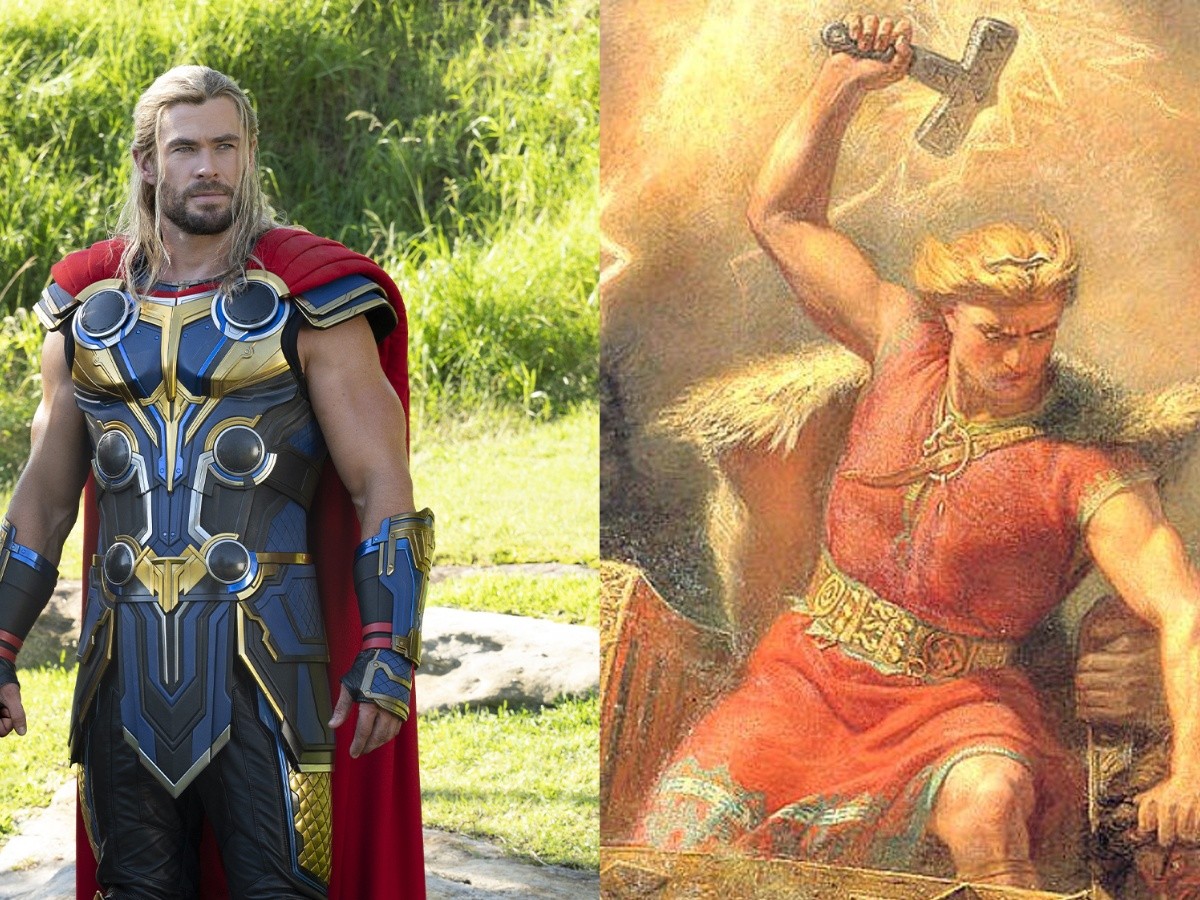Thor Y Loki Mitología Nórdica