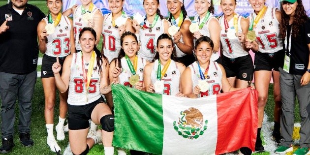 ¡Oro para México! Selección femenil de "tocho" bandera arrasa en Juegos ...