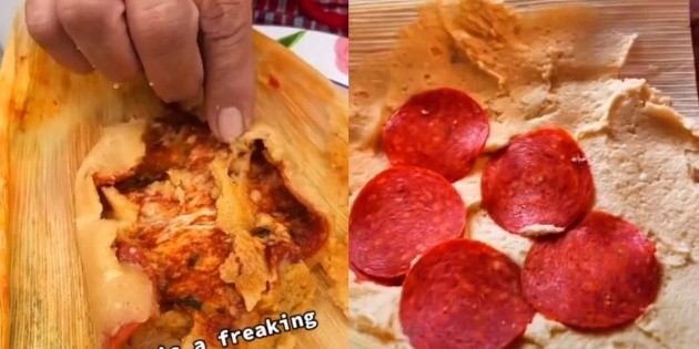 Pizzamales: ¿Una delicia? Conoce los nuevos tamales hechos con pizza ...