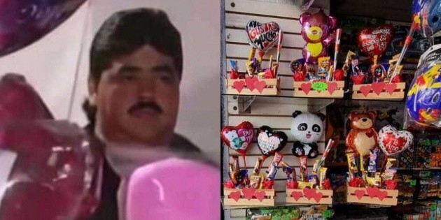 14 de febrero: ¿Qué haces aquí? Como el meme: Los globos y peluches ...