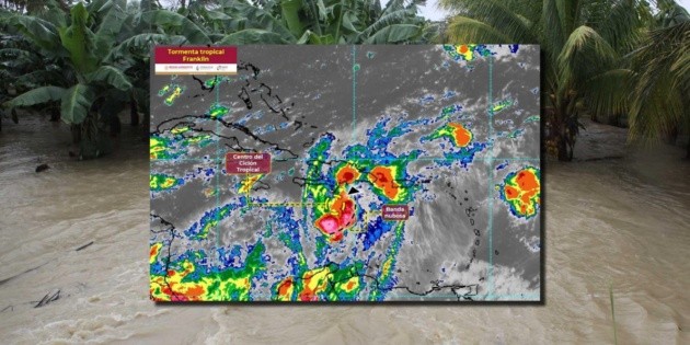 Tormenta tropical Franklin: EN VIVO; esta es su ubicación este ...
