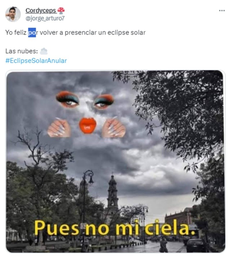 Eclipse solar 2023: Con memes, usuarios eclipsan las redes sociales ...