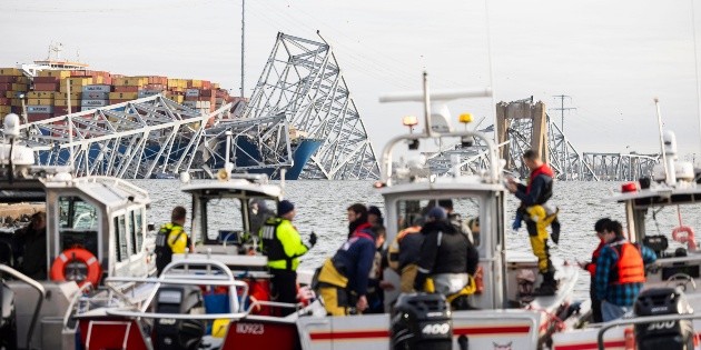 Baltimore: Así fue el colapso del puente en Maryland, EU (VIDEO) | El ...