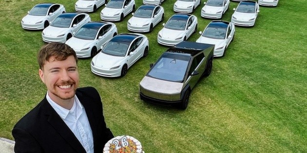 Mrbeast: regala 26 autos Tesla por su cumpleaños, checa las bases | El ...