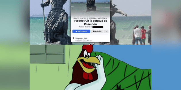 Estatua de Poseidón en Yucatán desata ola de memes | El Informador