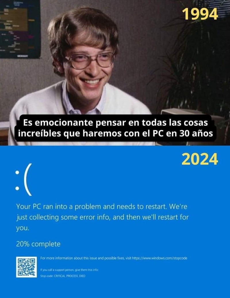 Microsoft se cae en todo el mundo, pero no faltan los memes | El Informador