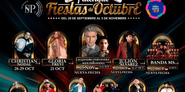 Palenque Fiestas de Octubre agrega nuevas fechas; conoce de que ...