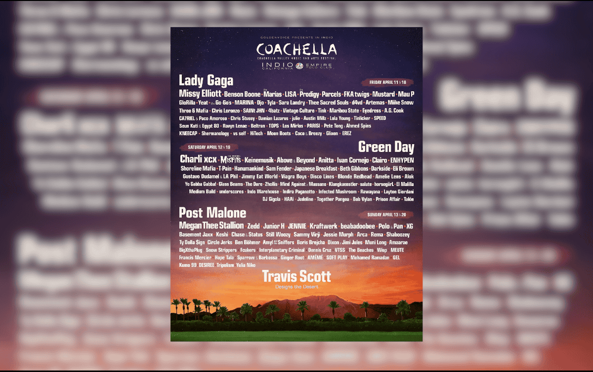 Coachella 2025: Green Day, Lady Gaga y Post Malone encabezan el cartel ...