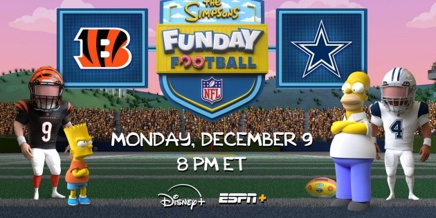 Cowboys vs Bengals: La NFL llega a Springfield en 'Monday Night ...