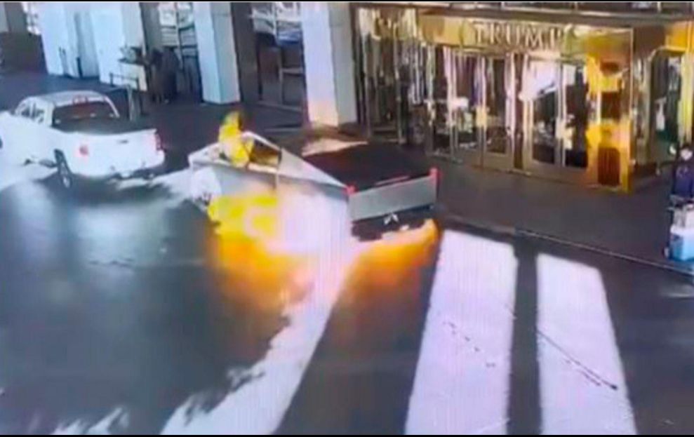 Cybertruck explotado en Las Vegas iba cargado de cilindros de gas ...