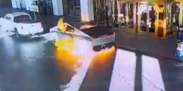 Cybertruck explotado en Las Vegas iba cargado de cilindros de gas ...