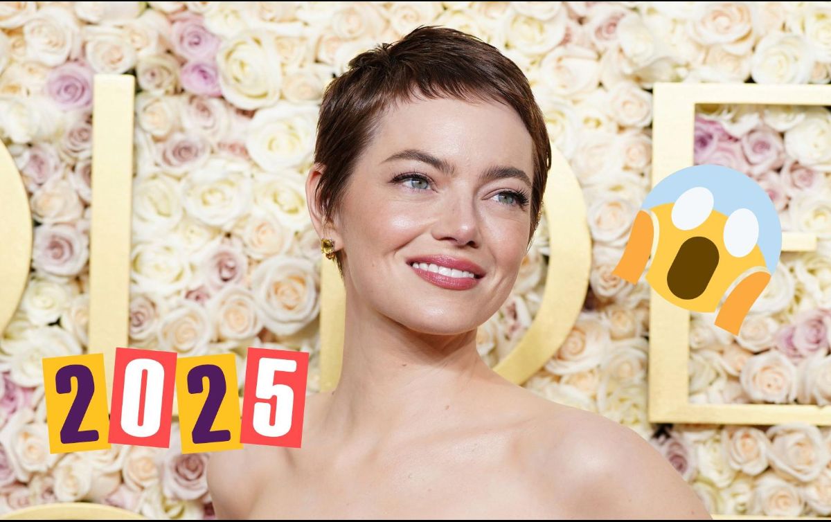 Emma Stone sorprende con un nuevo corte de cabello en los Globos de Oro ...
