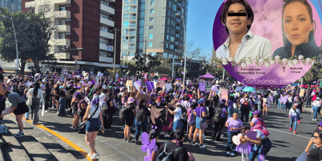 8M 2025: Astrid y su hijo no se olvidan; la marcha exige justicia | El ...