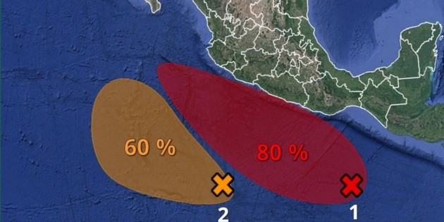 Tormentas Bárbara y Cosme podrían unirse y crear el efecto Fujiwhara, ¿cuáles serían las ...