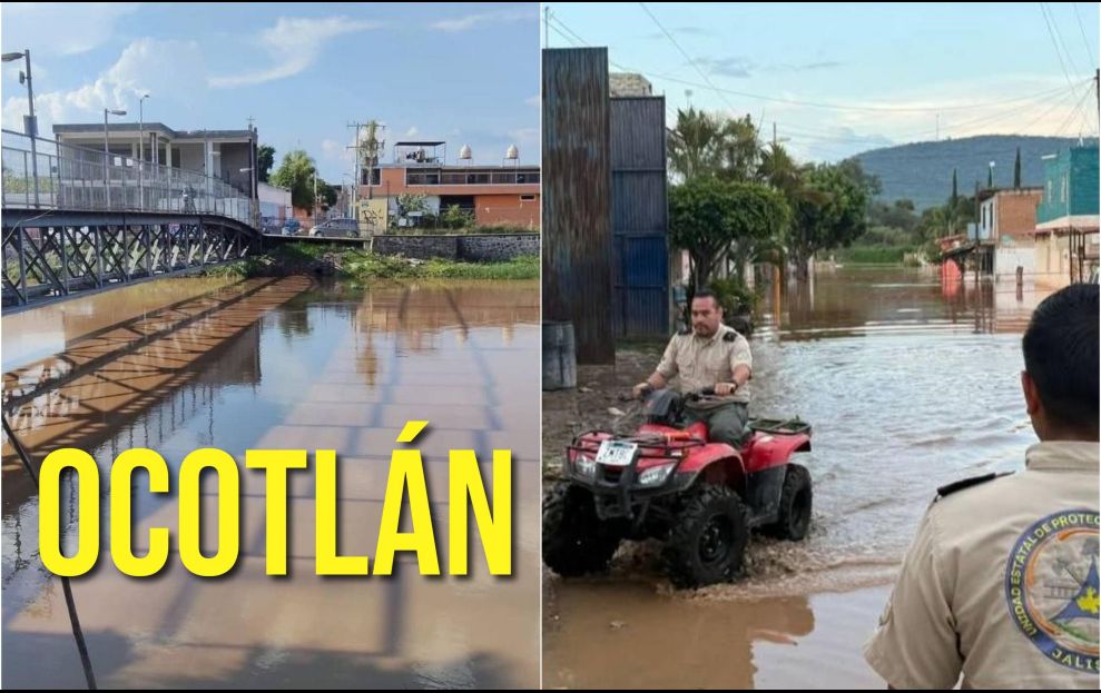 Ocotlán sufre inundaciones por desborde del río Zula | El Informador