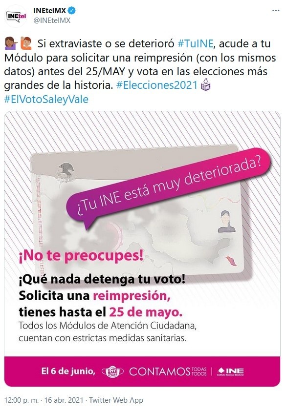Elecciones 2021: ¿Tu credencial del INE está vencida? Checa si aún puedes votar | El Informador