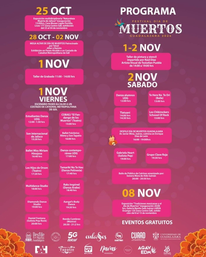 Desfile Día de Muertos en Guadalajara: Ruta, horario, y TODO lo que debes de saber | El Informador